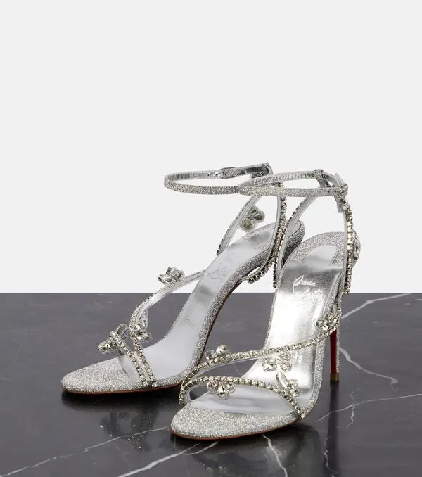 CHRISTIAN LOUBOUTIN Joli Queen 100 Embellished Sandals