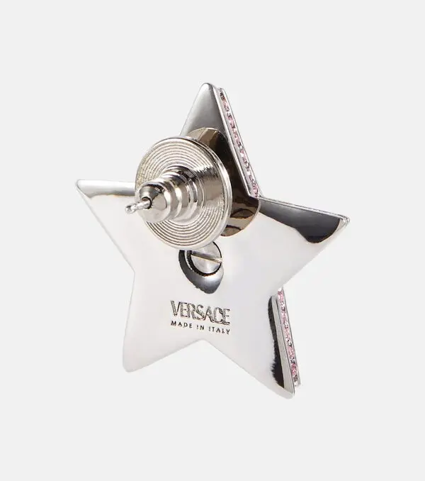 Versace Medusa Embellished Earrings