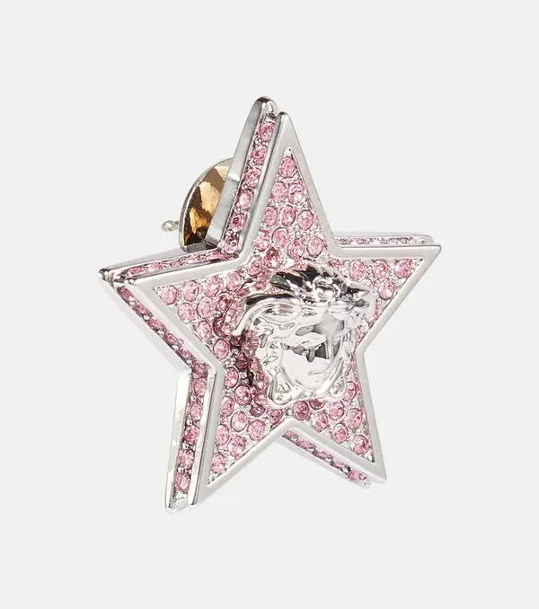 Versace Medusa Embellished Earrings