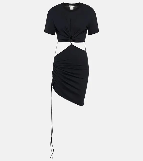 NENSI DOJAKA Cutout T-shirt Dress - Black
