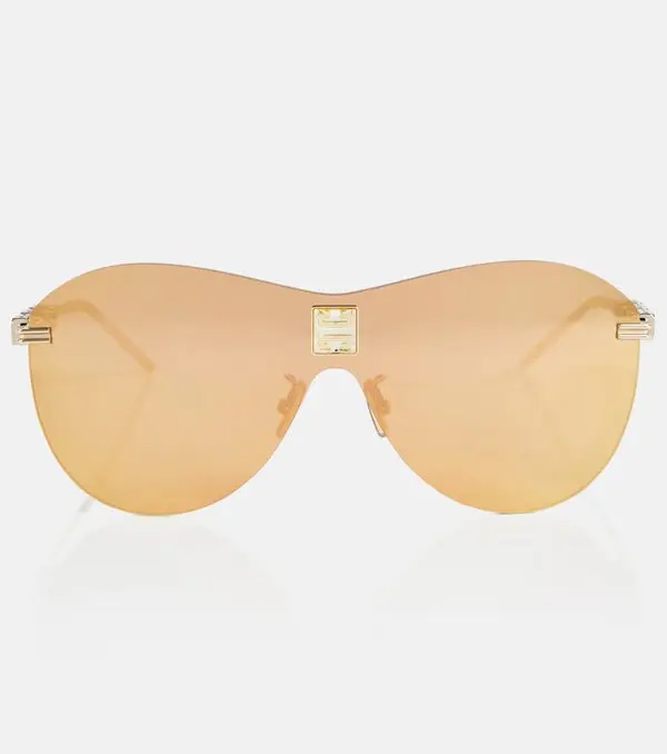 Givenchy 4gem Mask Sunglasses - Yellow