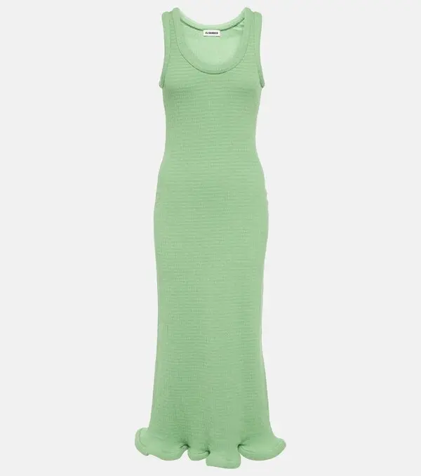 JIL SANDER Jersey Midi Dress