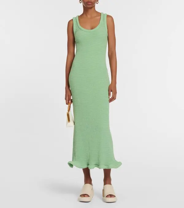 JIL SANDER Jersey Midi Dress