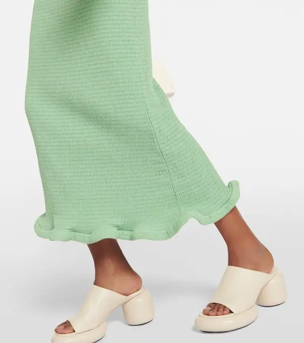 JIL SANDER Jersey Midi Dress