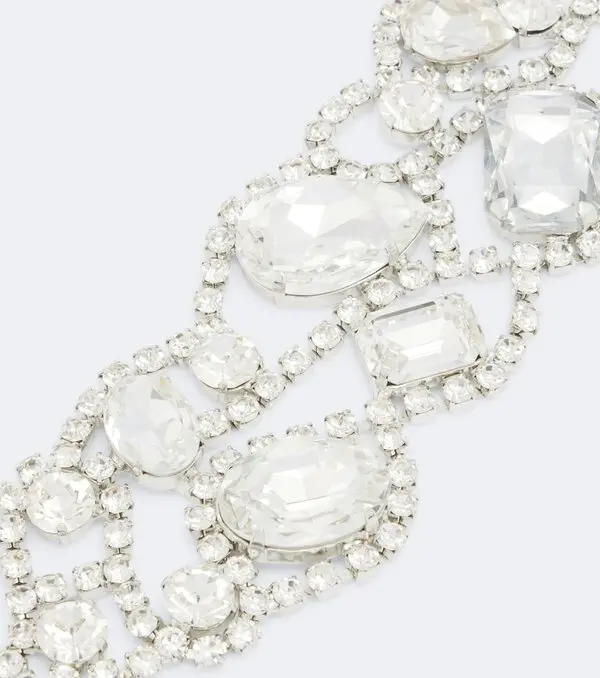 Magda Butrym Crystal-embellished Bracelet - Silver