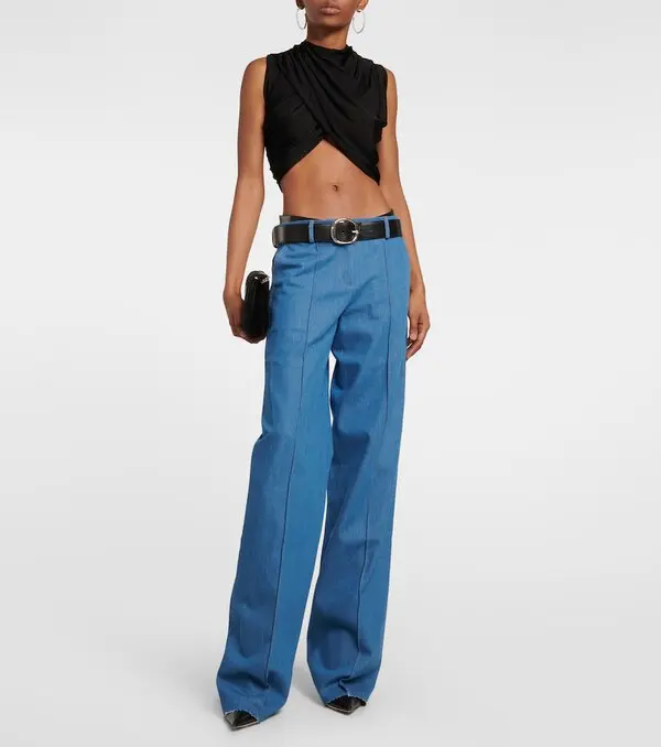 AYA MUSE Ule Low-rise Denim Pants