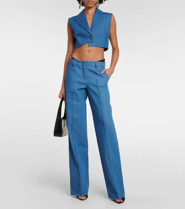 AYA MUSE Ule Low-rise Denim Pants