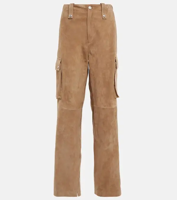 Magda Butrym Suede Cargo Trousers
