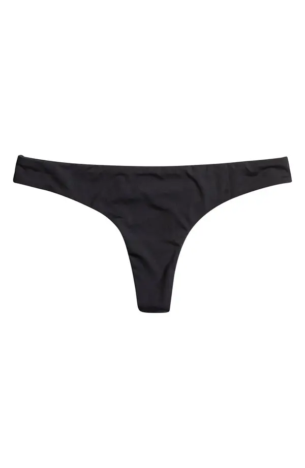 Roxy Beach Classics Tanga Bikini Bottom - Anthracite