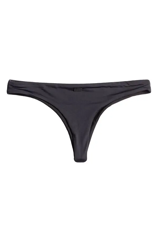 Roxy Beach Classics Tanga Bikini Bottom - Anthracite