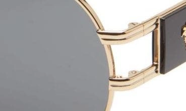 Versace 63mm Oversized Aviator Sunglasses