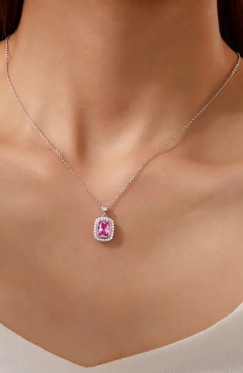 Lafonn Lab Created Sapphire And Simulated Diamond Pendant Necklace