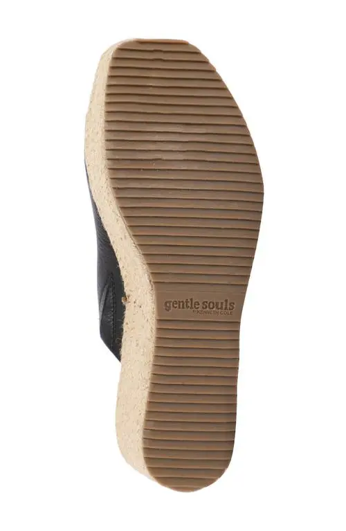 Gentle Souls By Kenneth Cole Silvana Woven Platform Slide Sandal