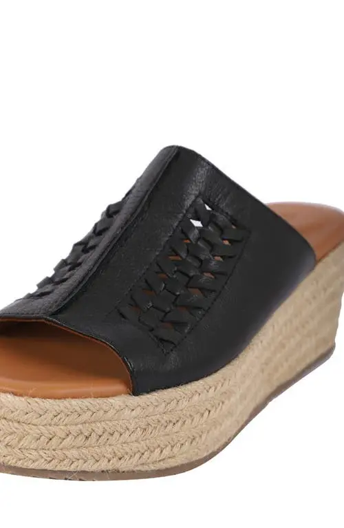 Gentle Souls By Kenneth Cole Silvana Woven Platform Slide Sandal
