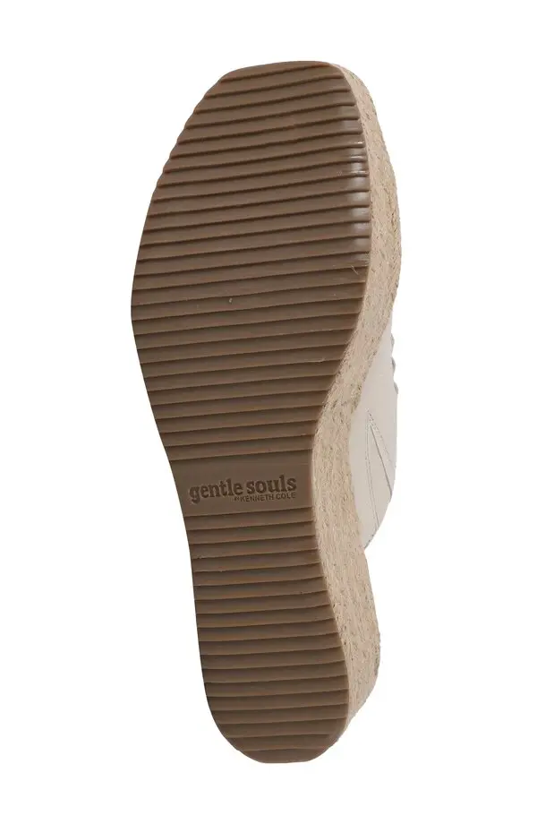 Gentle Souls By Kenneth Cole Silvana Woven Platform Slide Sandal