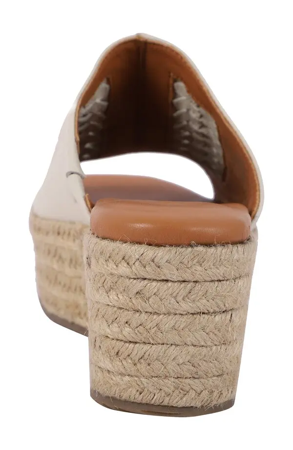 Gentle Souls By Kenneth Cole Silvana Woven Platform Slide Sandal