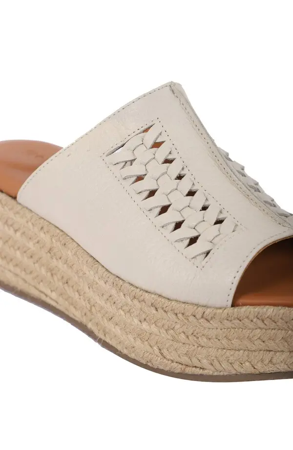 Gentle Souls By Kenneth Cole Silvana Woven Platform Slide Sandal