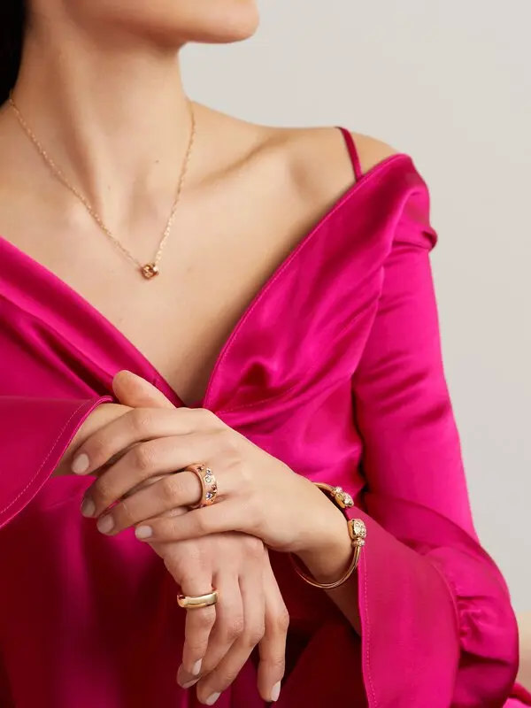 Pomellato Iconica 18-karat Rose Multi-stone Ring - Gold