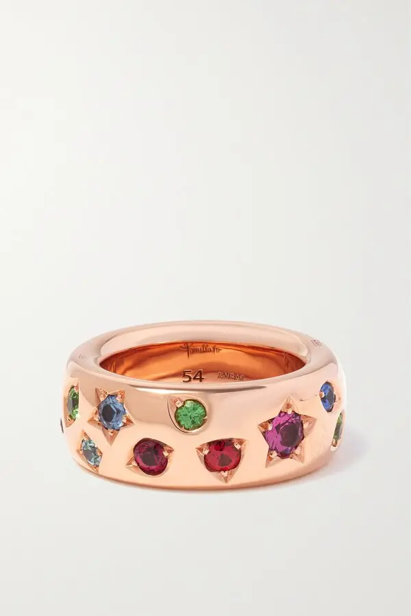 Pomellato Iconica 18-karat Rose Multi-stone Ring - Gold