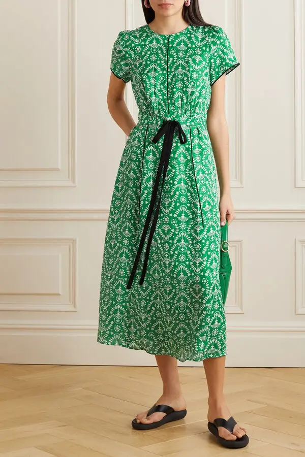 high neck open back midi dress Windsor Second Look Open Back Midi Dress in Navy Blue | Size: M