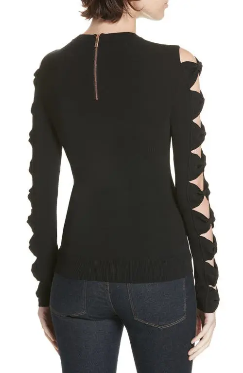 Ted Baker London Cutout Sleeve Pullover