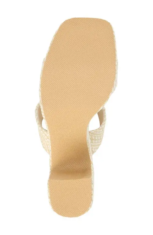Matisse Gem Platform Sandals - Cream