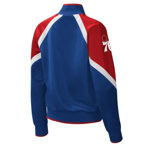 STARTER Philadelphia 76ers Slam Dunk Raglan Full-zip Track Jacket