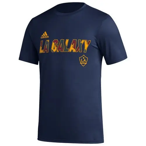 Adidas La Galaxy Team Jersey Hook Aeroready T-shirt