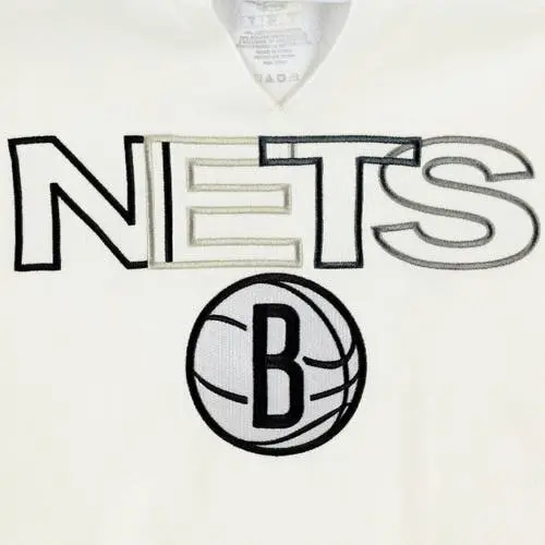 CONCEPTS SPORT Brooklyn Nets Sunray Notch Neck Long Sleeve T-shirt