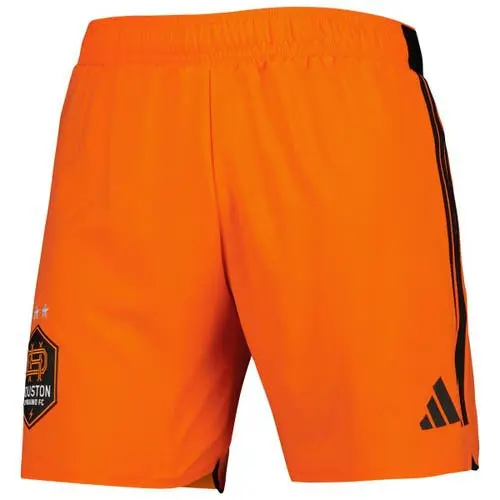 Adidas Houston Dynamo Fc 2023 Authentic Aeroready Shorts - Orange