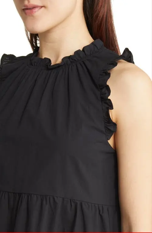 Bp. Ruffle Tiered Cotton Babydoll Dress