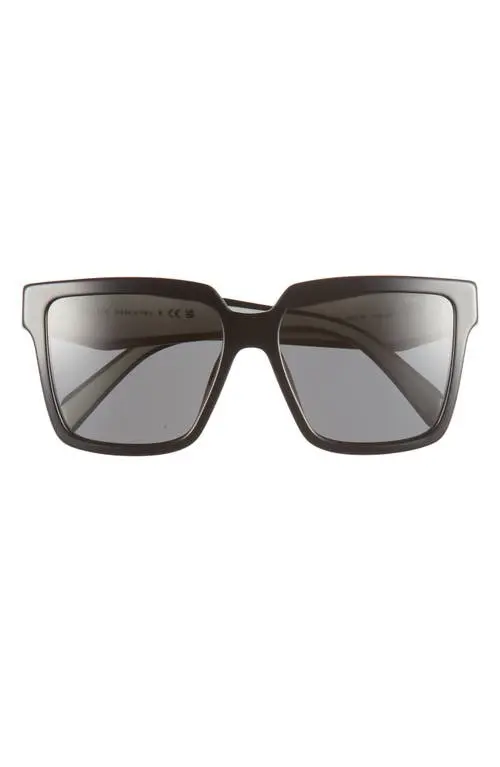 Prada 56mm Square Sunglasses - Black