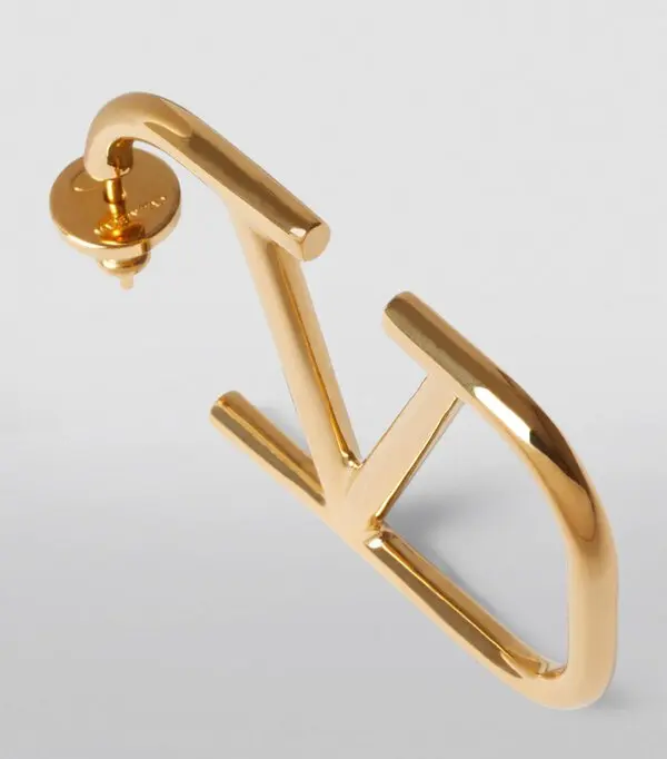 Valentino Garavani Vlogo Stud Earrings - Gold