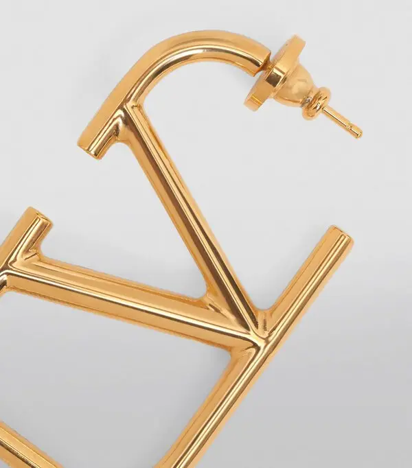 Valentino Garavani Vlogo Stud Earrings - Gold