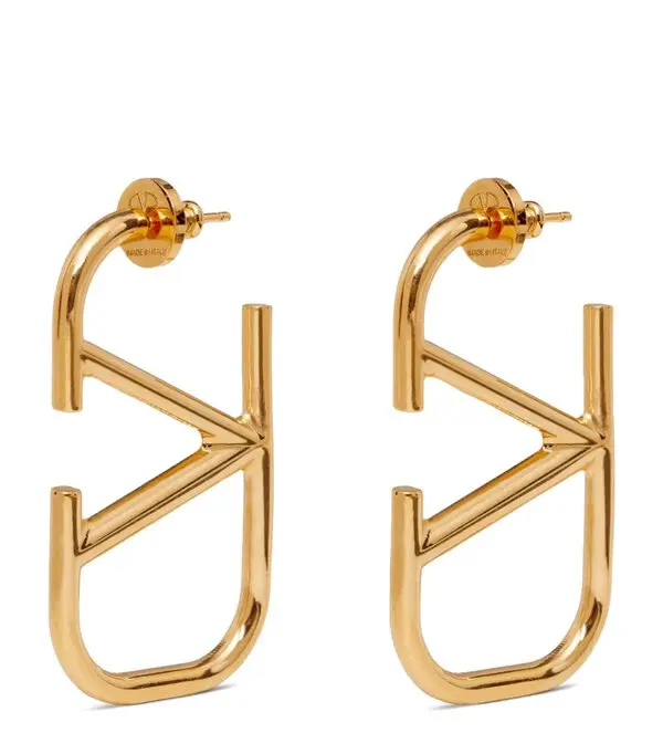 Valentino Garavani Vlogo Stud Earrings - Gold