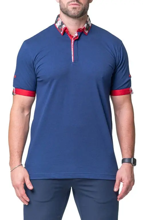 MACEOO Mozartsolidguilty Piqué Button-down Polo