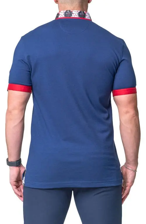 MACEOO Mozartsolidguilty Piqué Button-down Polo