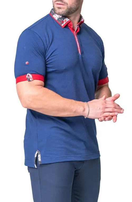 MACEOO Mozartsolidguilty Piqué Button-down Polo