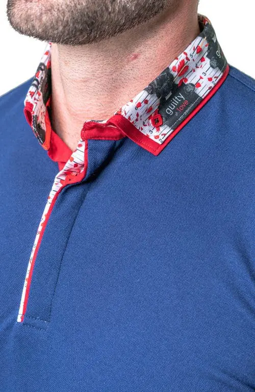 MACEOO Mozartsolidguilty Piqué Button-down Polo