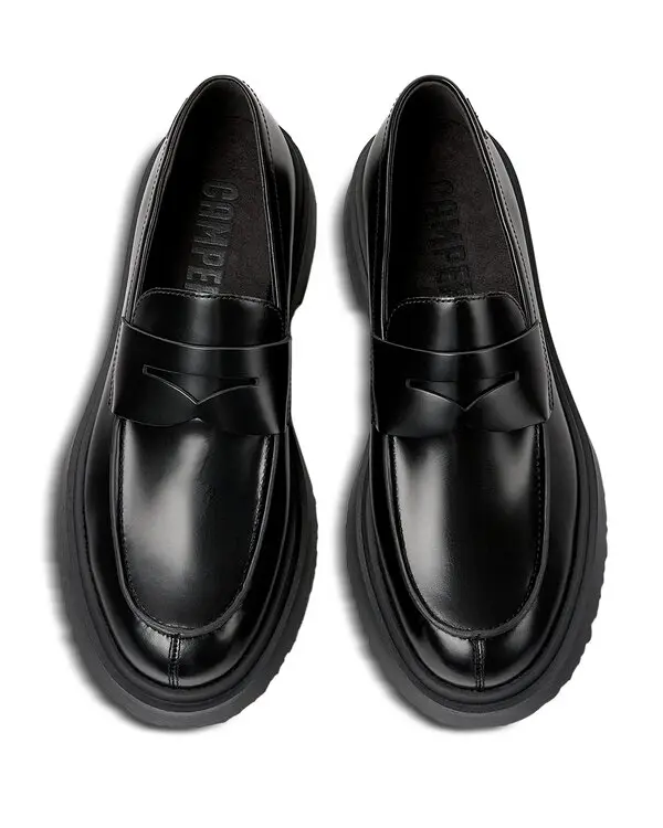 Camper Walden Slip On Loafers - Black