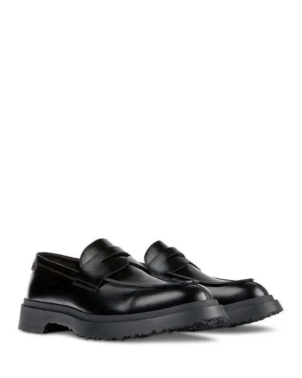 Camper Walden Slip On Loafers - Black