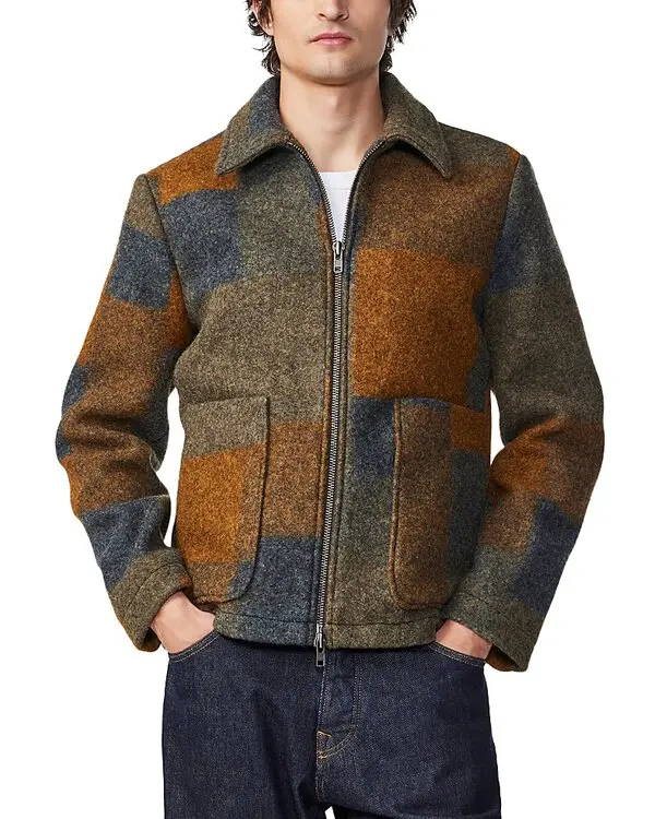 Nn07 Gael 8267 Checkered Jacket