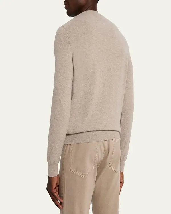 Zegna Oasi Cashmere Crewneck Sweater - Beige