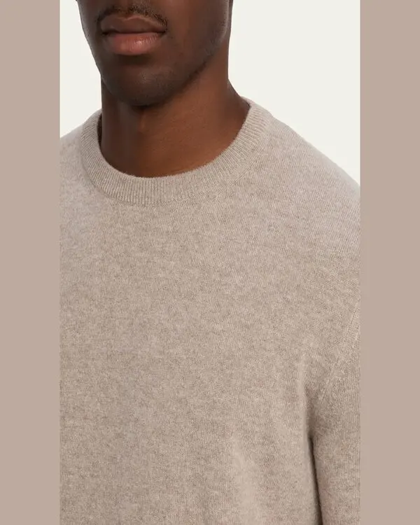 Zegna Oasi Cashmere Crewneck Sweater - Beige