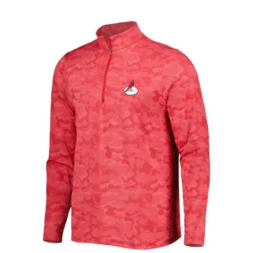 ANTIGUA Arizona Cardinals Brigade Throwback Quarter-zip Top