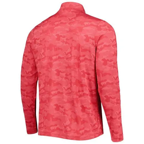 ANTIGUA Arizona Cardinals Brigade Throwback Quarter-zip Top