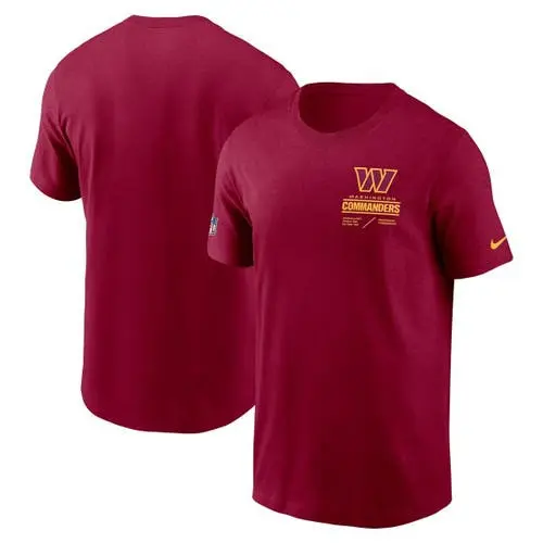 Nike Washington Commanders Sideline Infograph Lockup Performance T-shirt