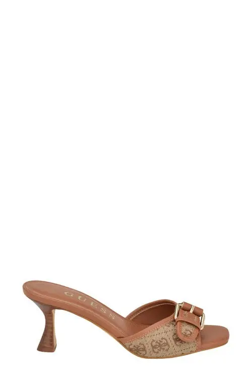 Guess Dista Slide Sandal - Brown