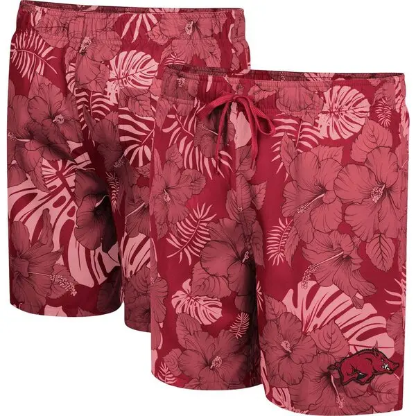 COLOSSEUM Arkansas Razorbacks Swim Shorts