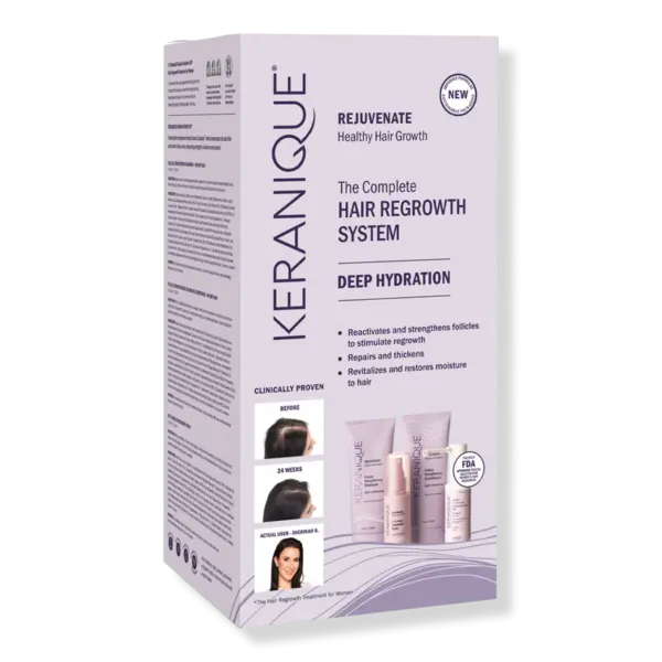 KERANIQUE Deep Hydration Complete Hair Regrowth System - One-color